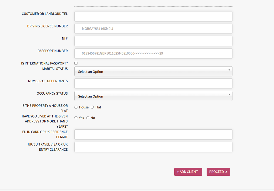 Ordering Veriphy AML checks in Unity® Search – Dye & Durham UK